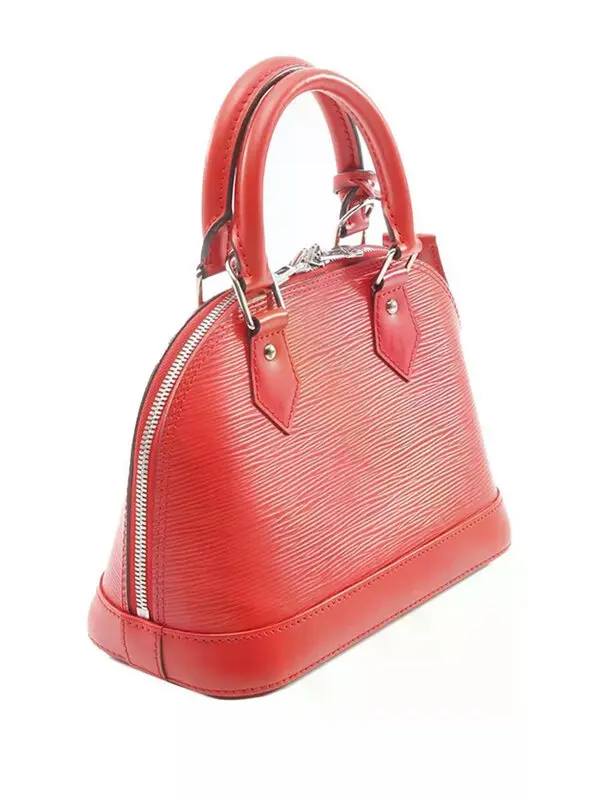 LOUIS VUITTON 2014 Epi Alma Bb Satchel - Red