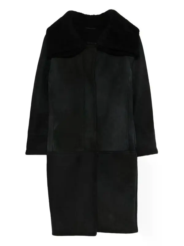 ROMEO GIGLI 1990s Shearling Collar Coat