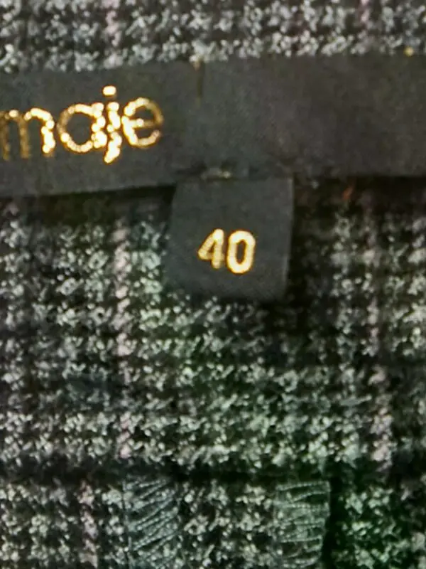 Maje Houndstooth Tailored Shorts