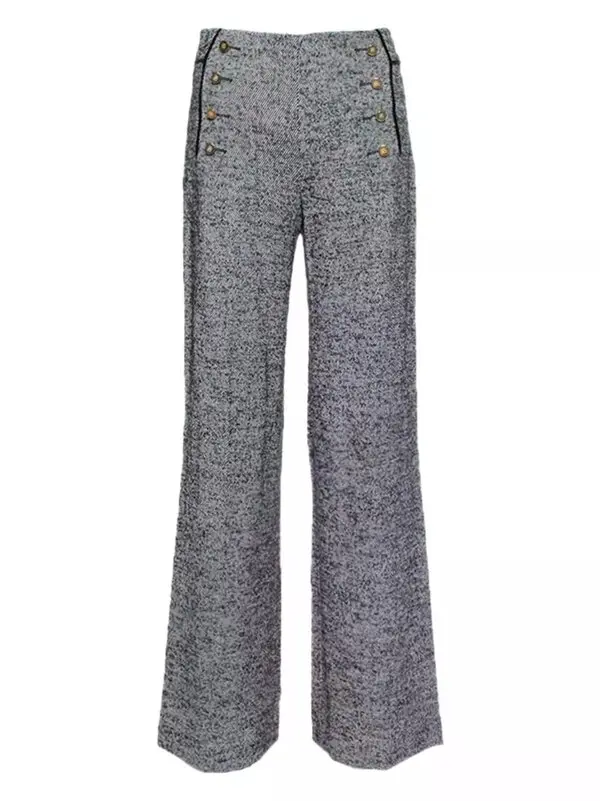 Carolina Herrera Vintage Button-fastening Trousers