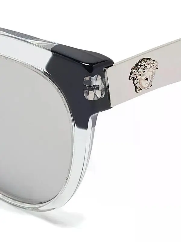Versace Silver Cat-eye Eyeglasses