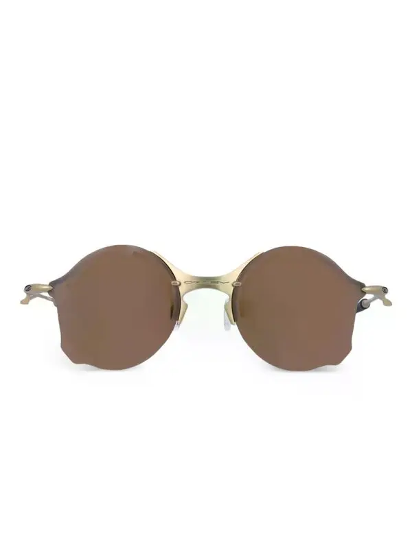 Oakley Round Titanium Sunglasses - Brown