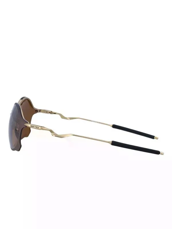 Oakley Round Titanium Sunglasses - Brown