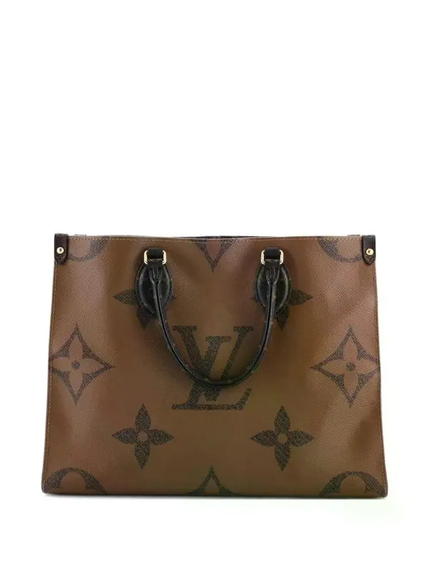 LOUIS VUITTON Onthego Reverse Monogram Giant Mm Tote Bag - Brown