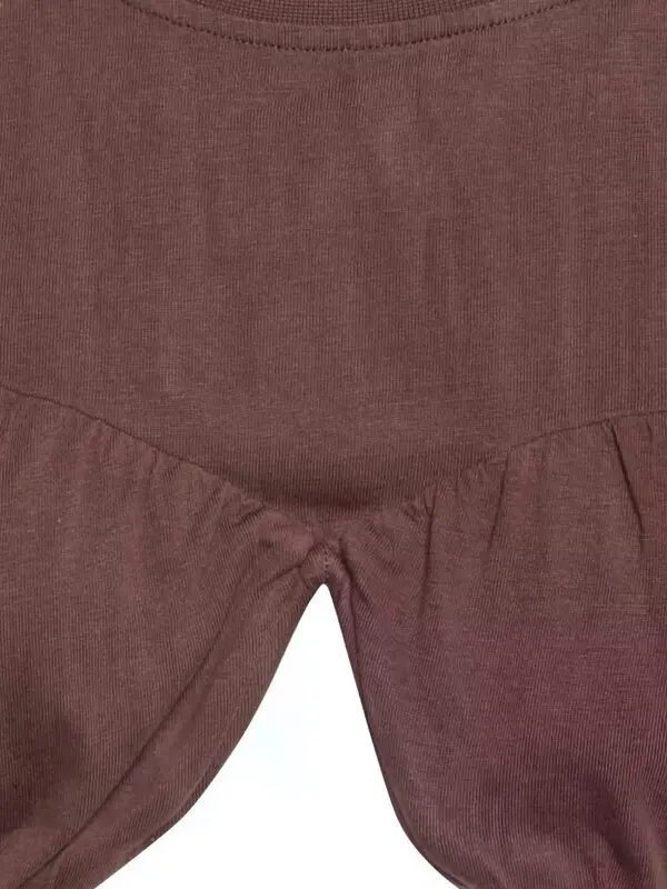 Jacquemus Tie-front Crop T-shirt - Brown