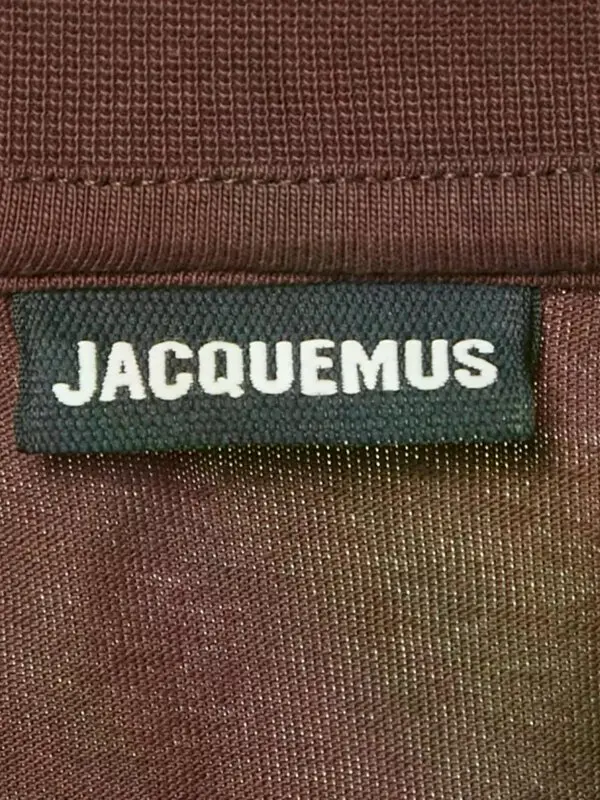 Jacquemus Tie-front Crop T-shirt - Brown