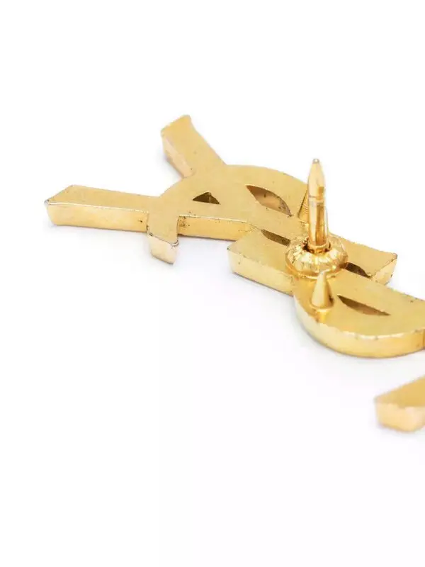 Saint Laurent 1990 Logo Brooch