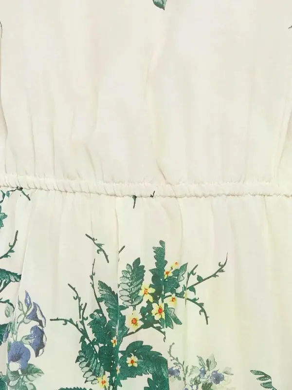 Sandro Floral-print Ruffled Mini Dress