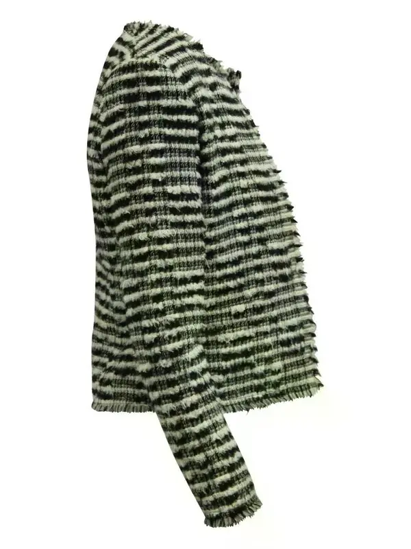 IRO PARIS And White Textured Tweed Jacket