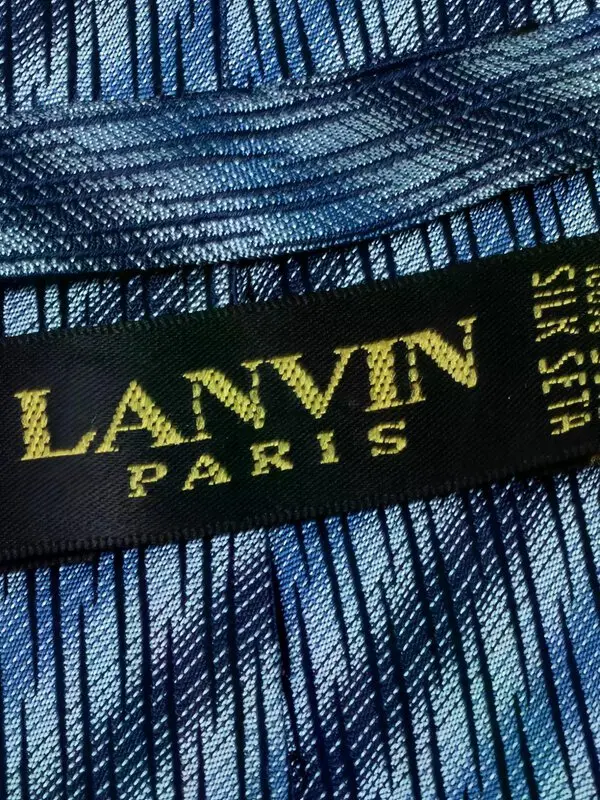 LANVIN Patterned Silk Tie