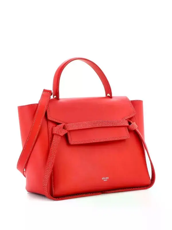 Celine Smooth Calfskin Micro Belt Bag - Red