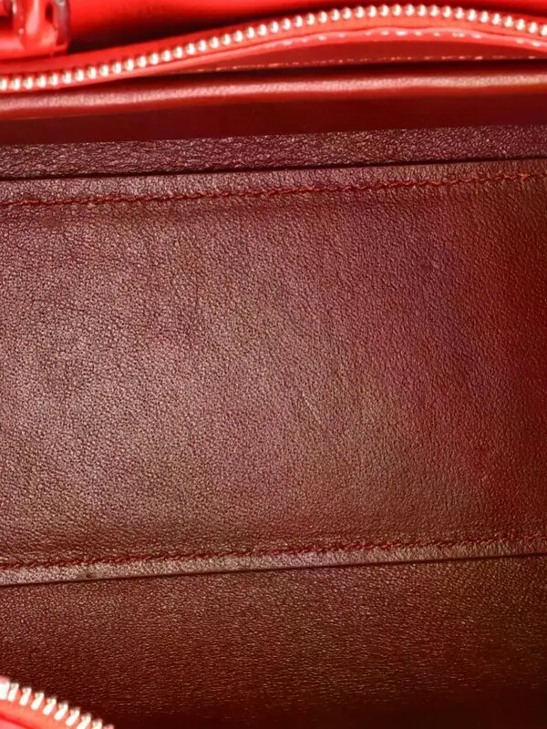 Celine Smooth Calfskin Micro Belt Bag - Red
