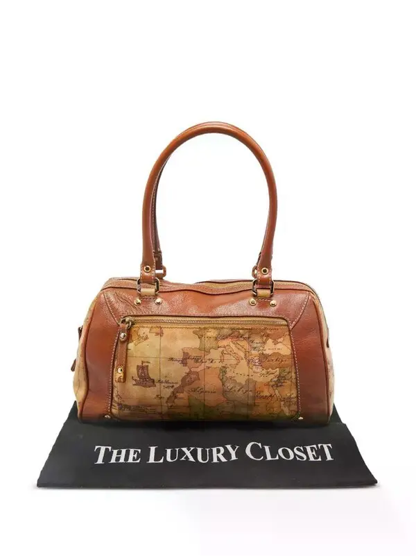 ALVIERO MARTINI 1° CLASSE Alviero Martini 1st Classe Map Print Top Handle Bag