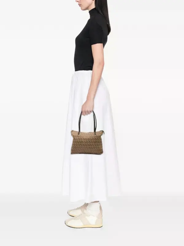 Fendi 2000-2010 Zucchino Canvas Tote Bag