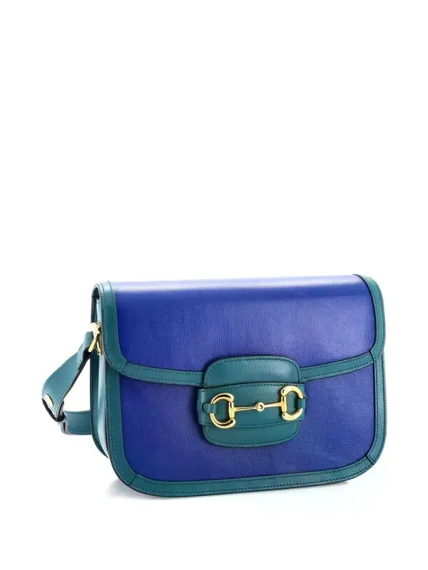 Gucci Horsebit 1955 Small Shoulder Bag - Blue