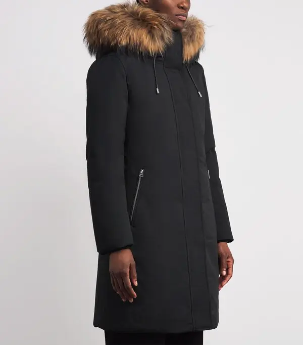 Mackage Down-filled Nordic Tech Coat With Fox Fur Trim