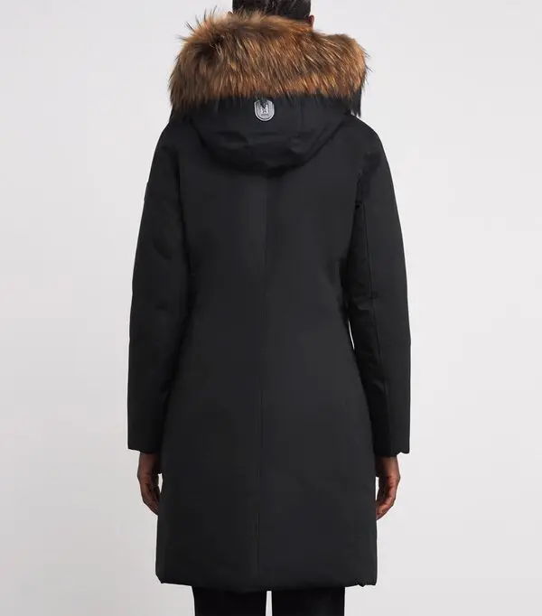 Mackage Down-filled Nordic Tech Coat With Fox Fur Trim