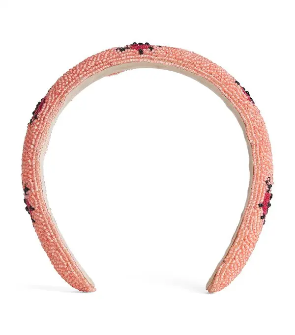 KONGES SLOJD Konges Sløjd Beaded Ladybird Headband - Pink