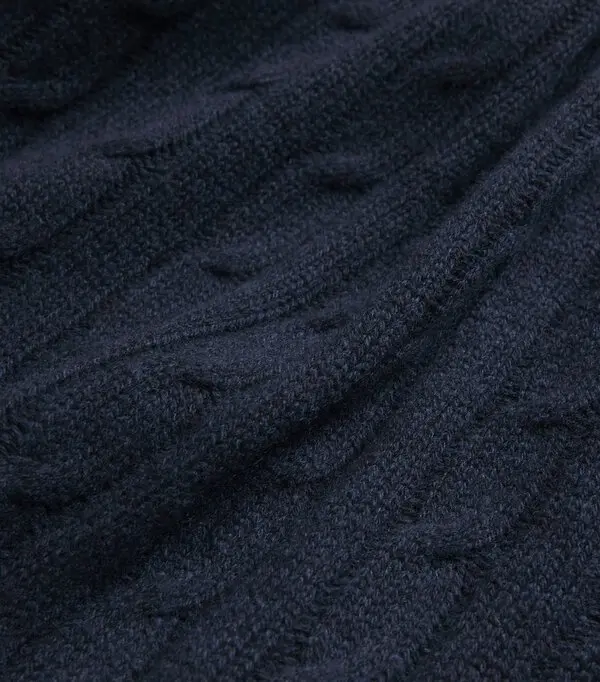 N.peal Organic Cashmere Cable-knit Thames Sweater