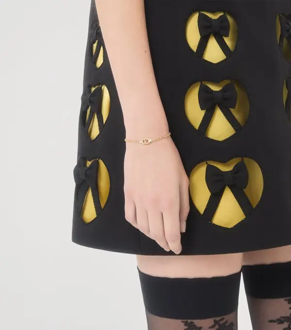 Valentino Garavani Crystal Ovalette Bracelet - Gold