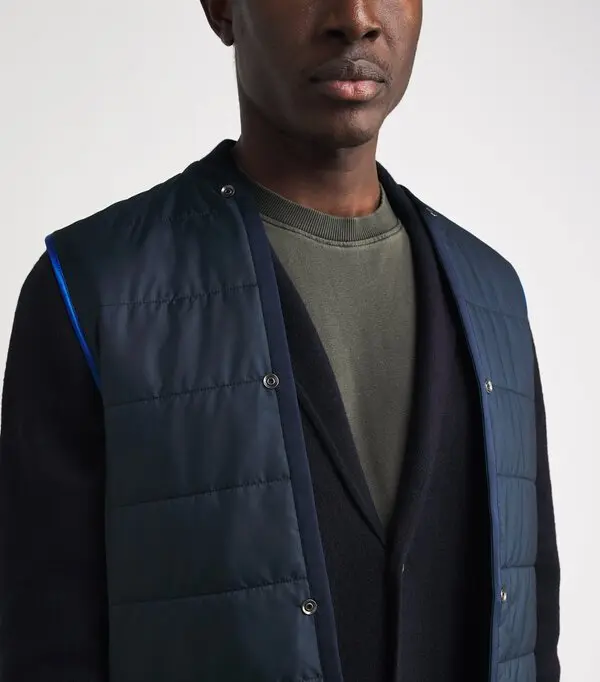 Paul Smith Wool Gilet-lined Mac Coat