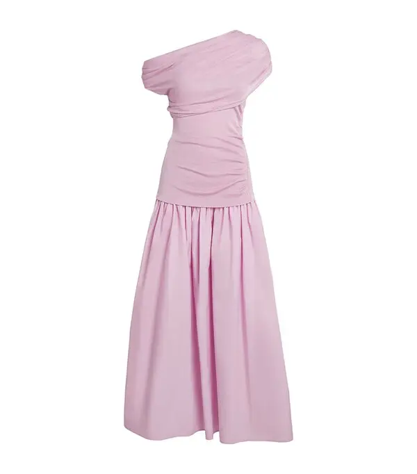 SELF-PORTRAIT Draped Maxi Dress