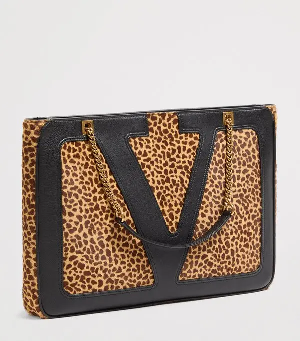 Valentino Garavani Medium Viva Superstar Tote Bag - Brown