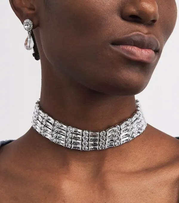 SELF-PORTRAIT Crystal Choker