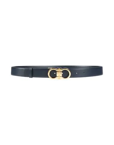 FERRAGAMO Donna H 30 Calfskin Belt - Navy