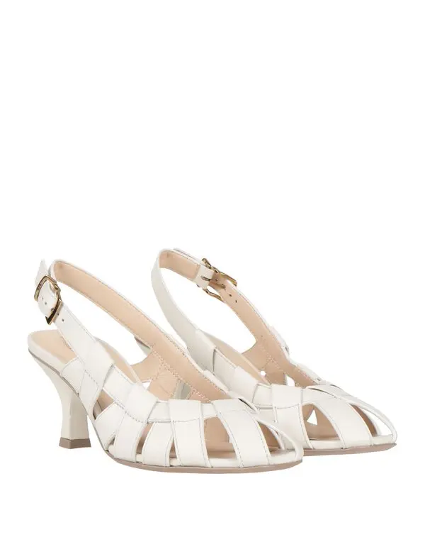 TOD'S Leather Sandals - White