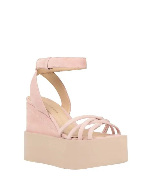 PALOMA BARCELO Suede Wedge Sandals