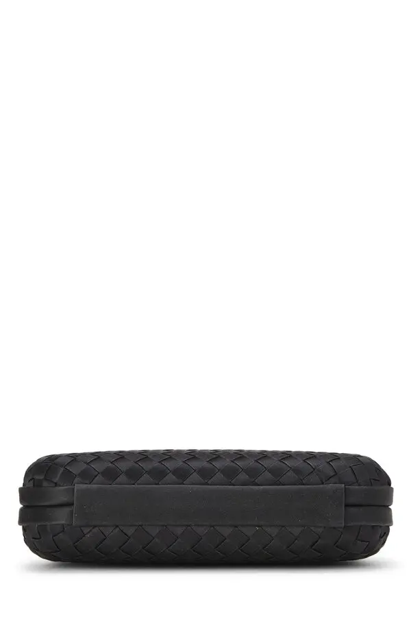 Bottega Veneta Intrecciato Satin Clasp Handle Clutch