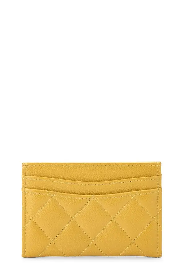 Chanel Quilted Caviar Card Holder