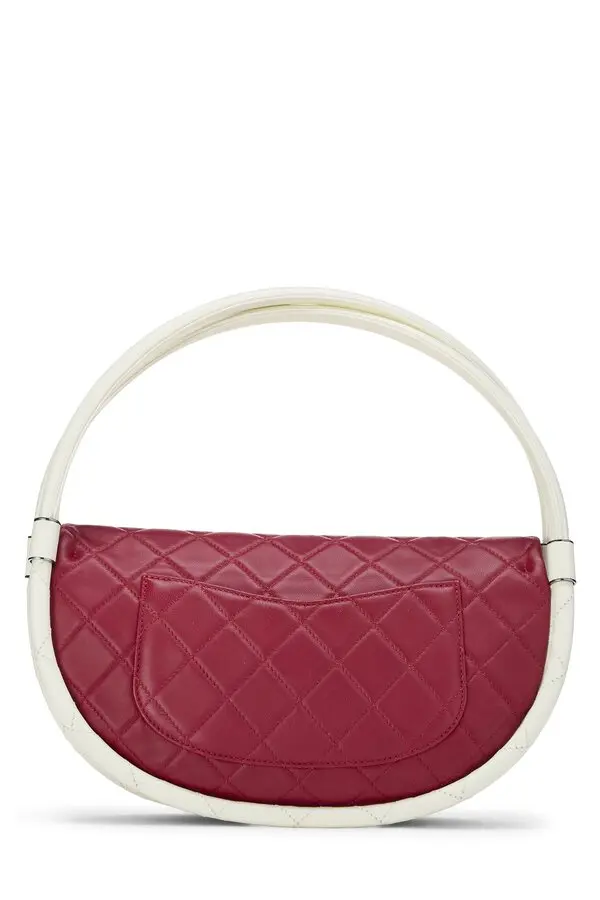 Chanel Lambskin Hula Hoop Bag - Red
