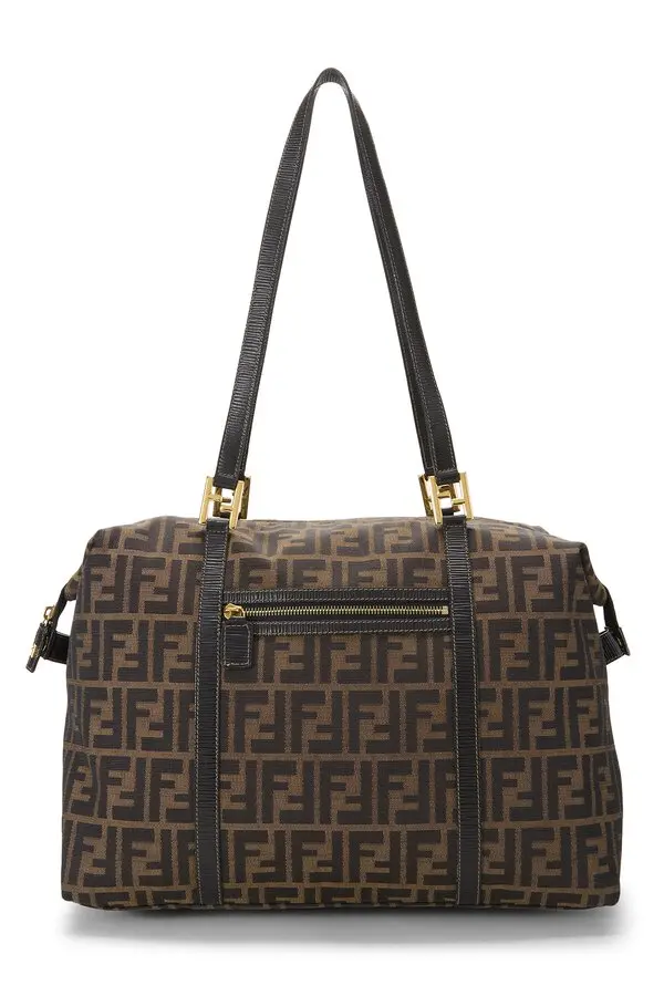 Fendi Zucca Tote - Brown