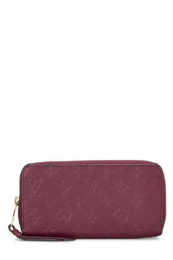LOUIS VUITTON Monogram Empreinte Secret Wallet - Purple