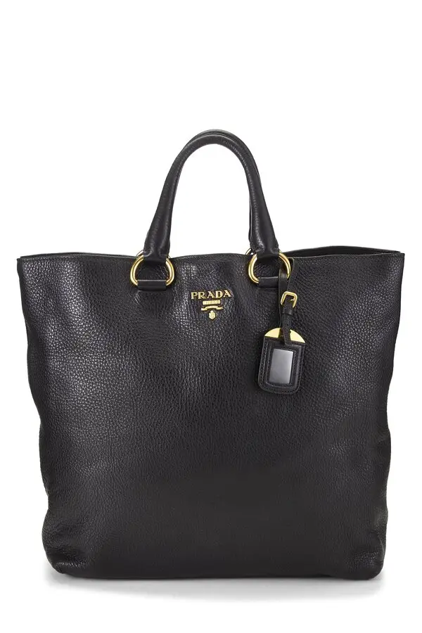 Prada Vitello Daino Shopping Tote