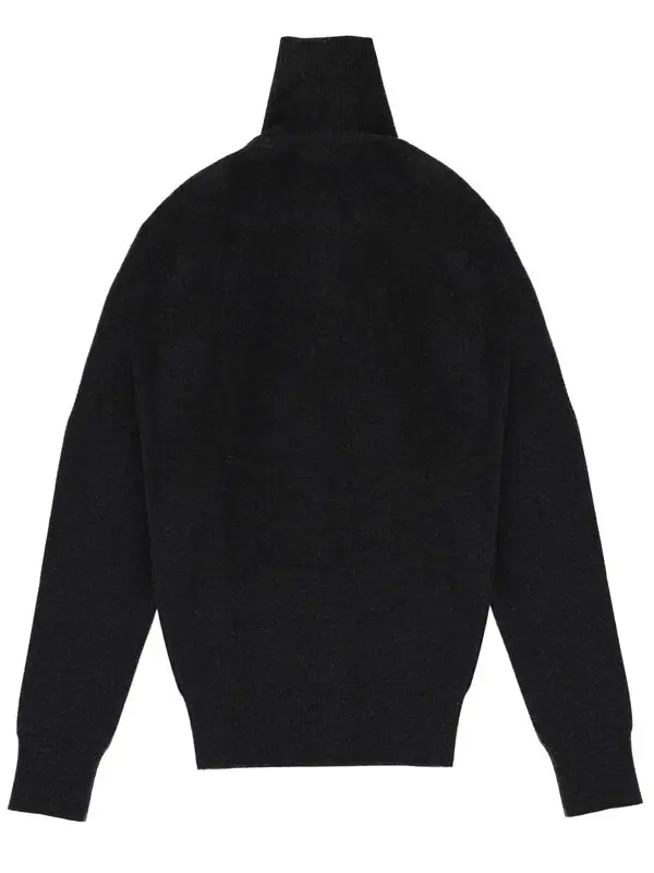 LEMAIRE High Collar Cardigan - Grey