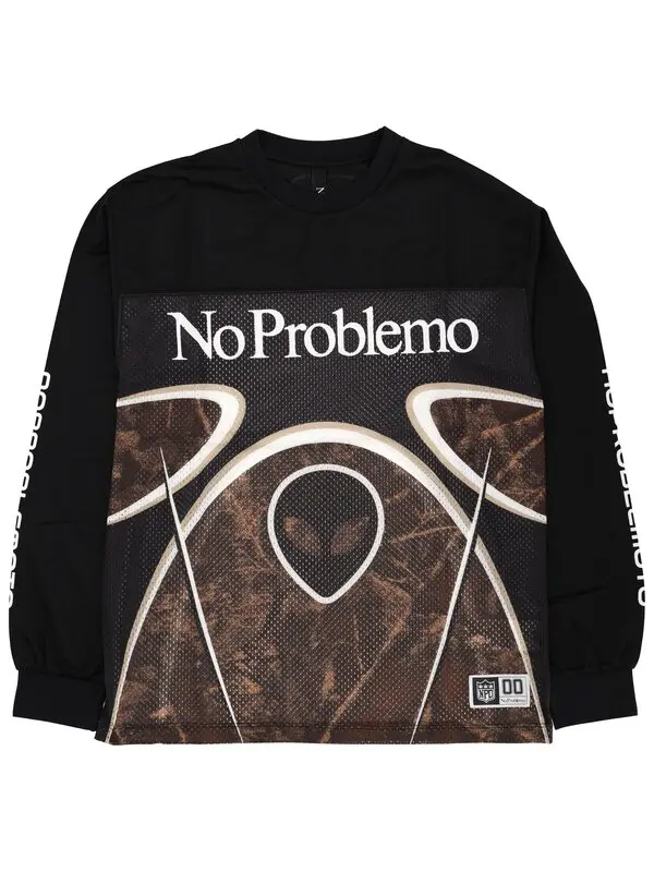 NO PROBLEMO Alien Ls Moto Sweatshirt