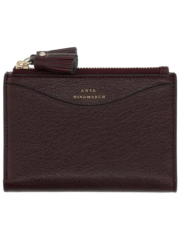 ANYA HINDMARCH Leather Wallet - Brown