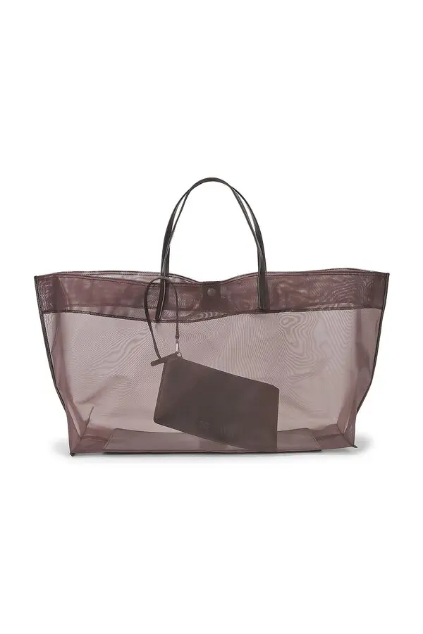 Staud Christos Large Mesh Tote - Espresso