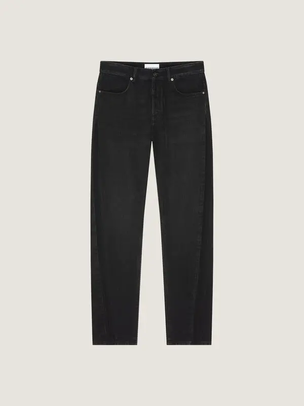 Givenchy Couture Seam Straight Fit Shadow Washed Jeans