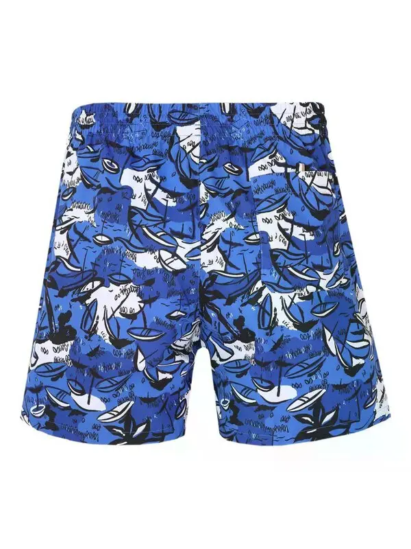 Hugo Willow Print Cycling Shorts