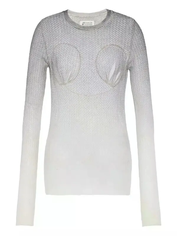 MAISON MARGIELA Semi-sheer Sweater - Grey