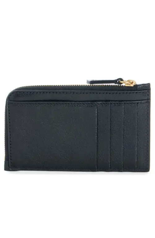 Chloé Small Paddington Leather Zip Wallet - Black