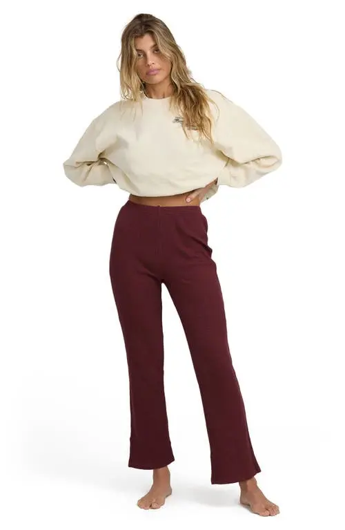 BILLABONG Fever Twist Flare Rib Pants