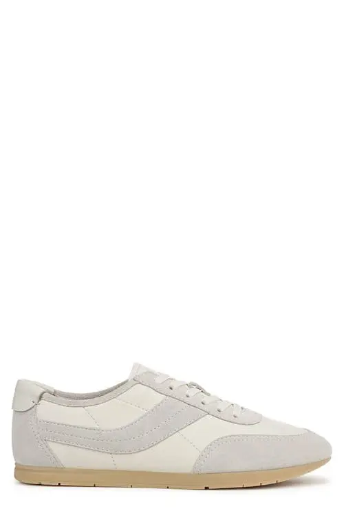 Vince La Runner Leather Sneakers - Horchata/pebble White