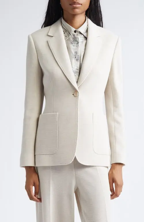 Max Mara Utilita Virgin Wool Blazer - Ivory