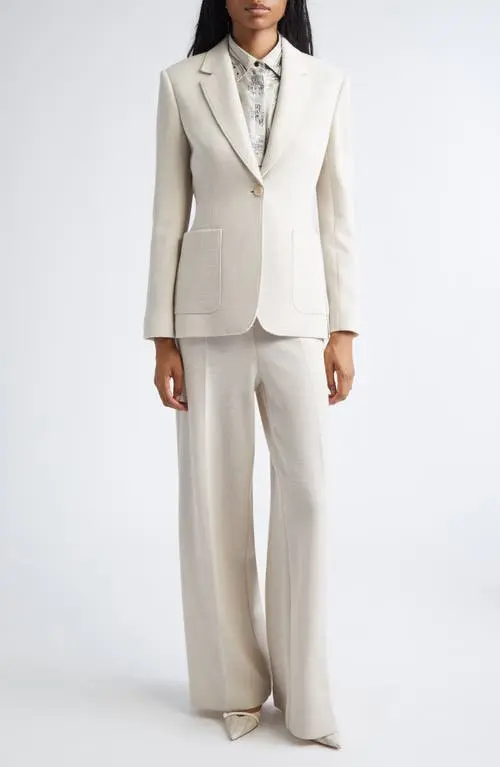 Max Mara Utilita Virgin Wool Blazer - Ivory