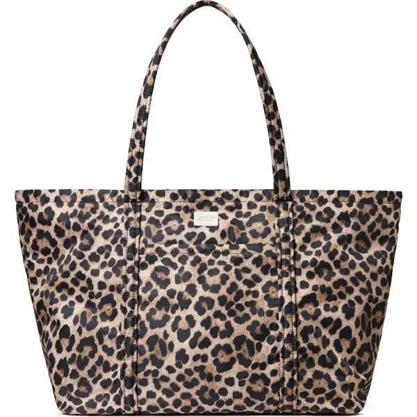 LOEFFLER RANDALL Dina Leopard Print Tote